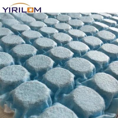China Micro Pocket Spring Coil Unit with High Carbon Steel Wire and Non Woven Fabric Cover for Customizable Zones Mattress for sale