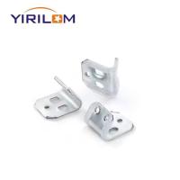 China Half Plastic Covered Zinc Coated 4-5 Holes Sofa Spring Clip for Zigzag Spring Furniture Accessories for sale