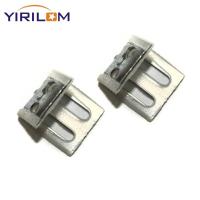 China 4 Hole Zinc Coated Half Plastic Covered Spring Clip for Sofa and Furniture Hardware for sale