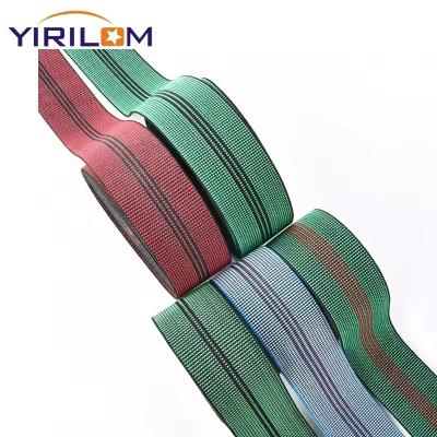 China Wholesale 5cm 7cm Sofa Elastic Webbing Straps with 500 lbs Weight Capacity High Elasticity and Water/Oil/Stain Resistance for sale