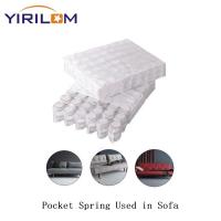 China Customized 1.8mm Steel Wire Sofa Pocket Spring Unit with Individual Pocket Design and Woven Fabric for sale