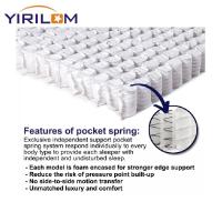 China High Carbon Steel 6cm-6.7cm Middle Diameter Noiseless Sofa Pocket Spring for Sofa Manufacturer for sale