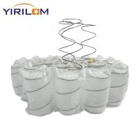China Customized Size 20x20x4 Inches High Carbon Steel Wire Compressed Or Rolled Sofa Pocket Spring Unit for sale
