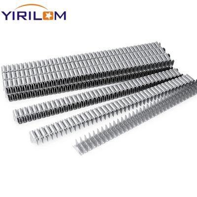 China 0.8mm Thickness Galvanized Zinc Pneumatic Clip for Zigzag Spring Fixation in Sofa and Mattress for sale