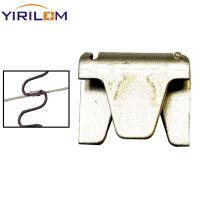 China 0.8mm Thickness Galvanized Zinc Pneumatic Clip for Zigzag Spring Fixation in Sofa and Mattress for sale