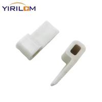 China Wholesale PE Material Plastic Spring Clip 45.6mm Size P-Shaped Zigzag Design for Furniture for sale