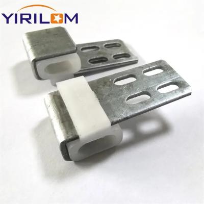 China 4-Hole Zinc Coated Machine Washable Sofa Spring Clip for Furniture Hardware for sale