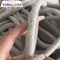 China China Row Material Manufacturer Cotton Ropes Custom 3mm Thick Grey Natural Craft Cotton Rope for sale