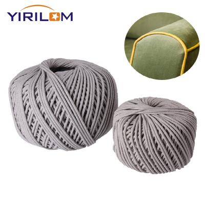 China Wholesale 4mm Diameter Natural Cotton Sand Piping Cord for Furniture Edge Binding and Sofa Accessories for sale