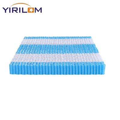 China 2.2mm + 2.3mm Steel Wire Customized Zone Mattress Pocket Spring Coil Unit with High Carbon Steel Material for sale