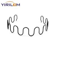 China 1.8mm-4.0mm Wire Diameter Black Paint Wholesale Sofa Zigzag Spring For Furniture for sale