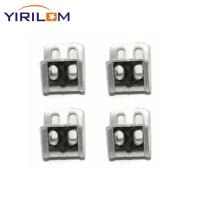 China 4-Hole Zinc Coated Spring Clip for Sofa with Half Plastic Cover for Secure Furniture Fastening for sale