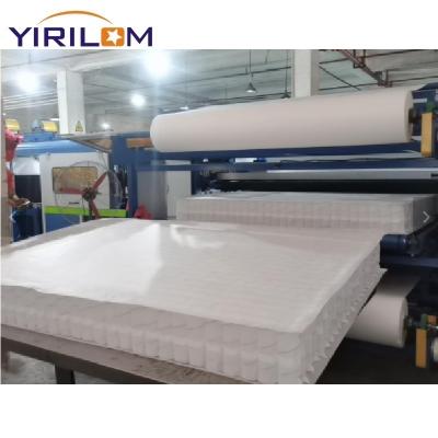 China 2.0mm White Non-Woven Fabric Pocket Spring Unit for Customizable Size Mattress and Furniture for sale