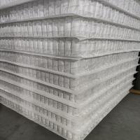 China 2.0mm White Non-Woven Fabric Pocket Spring Unit for Customizable Size Mattress and Furniture for sale