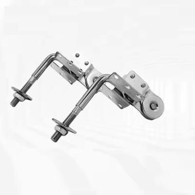 China Wholesale Adjustable Silver Iron Sofa Hinge with Chromed and Zinc Plated Finish for Recliner Armrest and Headrest for sale