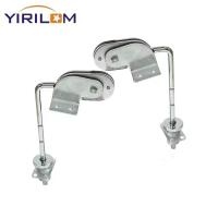 China Wholesale Adjustable Silver Iron Sofa Hinge with Chromed and Zinc Plated Finish for Recliner Armrest and Headrest for sale