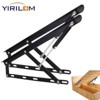 China Customized 600mm Bed Lift Mechanism with Gas Spring Strut Support Hinge for 50000 Lift Test Cycles for sale