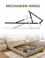 China Customize 600mm Bed Lift Mechanism Gas Spring Strut Support Hinge Bed Sofa Storage Space Saving for sale