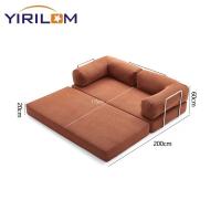 China Multifunctional Modular Sofa Bed with Teak Compression and Sponge for Living Room Lounge Furniture for sale