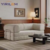 China Rice White Vacuum Compressed Sectional Sofa for Living Room Sitting Room Furniture for sale