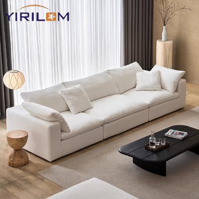 China Rice White Vacuum Compressed Modular Sectional Sofa for Living Room Furniture for sale