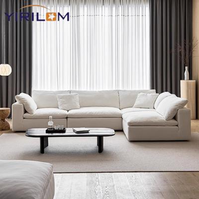 China Modern Cloud Modular Compression Sofa with Nordic Curved Design and Luxury Compression Module for sale