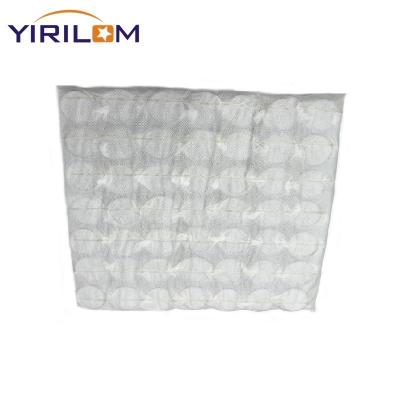 China Custom 18x18x4 Inches White Sofa Pocket Spring with High Carbon Steel Wire for Targeted Support for sale