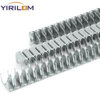 China Galvanized Zinc Mattress Clip with 0.80 mm Thickness and 22.0 mm Crown for Sofa Spring Fixation for sale