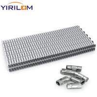 China Galvanized Zinc Mattress Clip with 0.80 mm Thickness and 22.0 mm Crown for Sofa Spring Fixation for sale