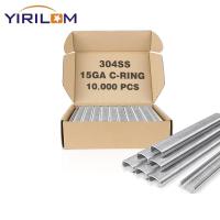 China Galvanized Zinc Shock-resistant Anti-loose Mattress Clip C Clip Ring for Industrial Equipment for sale