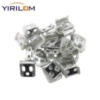 China 4 Hole and 5 Hole Half Plastic Covered Sofa Spring Clip for Zigzag Spring Furniture Hardware for sale