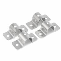 China 4 Hole and 5 Hole Half Plastic Covered Sofa Spring Clip for Zigzag Spring Furniture Hardware for sale