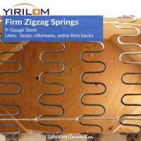 China 3.8mm Wire Diameter High Durability Customized Length Zigzag Spring for Sofa Furniture for sale