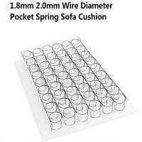 China 1.8mm Wire Diameter High Carbon Steel Wire Sofa Pocket Spring Coil with Rolled Compressed Packing for sale