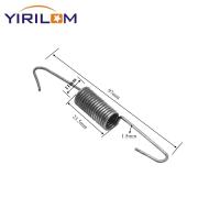 China High Carbon Steel Wire Balance Hook Sofa Spring Clip with 1.5mm Diameter and 97mm Length for Fixing Zigzag Springs for sale