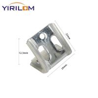 China Heavy Duty Zinc Coated 4-Hole Spring Clip for Sofa and Furniture Hardware for sale