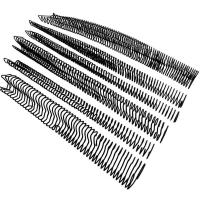 China High Carbon Steel Wire Zigzag Spring for Sofa with Customized Length and Electro-Galvanized Finish for sale