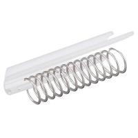 China 5 Hole Zinc Coated Half Plastic Covered Sofa Spring Clip for Furniture Fastening for sale