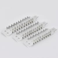 China 5 Holes Zinc Coated Half Plastic Covered Spring Clip for Sofa Zig Zag Springs for sale
