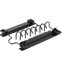 China 5 Holes Zinc Coated Half Plastic Covered Spring Clip for Sofa Zig Zag Springs for sale