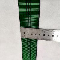 China 50mm Wide Green Elastic Sofa Webbing with Polypropylene Rubber Blend for Furniture Upholstery for sale