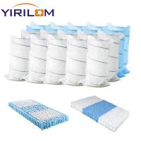 China Customizable 5-Zone Pocket Spring Unit with High Carbon Steel Wire for Superior Mattress Support for sale