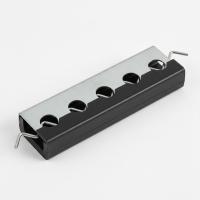 China 5 Holes Zinc Coated Half Plastic Covered Spring Clip for Sofa Zig Zag Springs for sale
