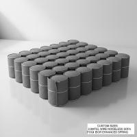 China Custom Sizes 2.0mm Steel Wire Noiseless Sofa Pocket Spring for Enhanced Comfort for sale