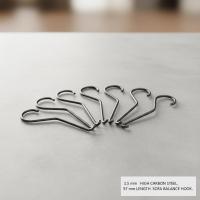 China 1.5 mm Diameter High Carbon Steel Wire Balance Hook Spring Fixing Clips with 97 mm Length for Sofa Furniture for sale