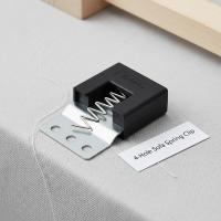 China 4-Hole Zinc-Plated Sofa Spring Clip Half Plastic Covered for Upholstery Zigzag Nozag Clip for sale