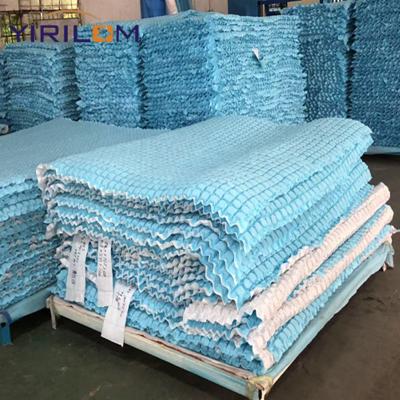 China High Carbon Steel Wire Micro Pocket Spring Unit with 1.6mm~2.3mm Steel Diameter and Non Woven Fabric Cover for Mattress Support for sale