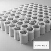 China High Carbon Steel Wire Micro Pocket Spring Unit with Individually Wrapped 1–4 cm Depth for Enhanced Mattress Comfort for sale