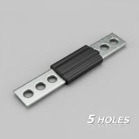 China 5 Holes Zinc Coated Half Plastic Covered Spring Clip for Sofa Zig Zag Springs for sale