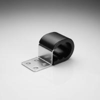 China 4-Hole Zinc-Plated Sofa Spring Clip Half Plastic Covered for Upholstery Zigzag Nozag Clip for sale